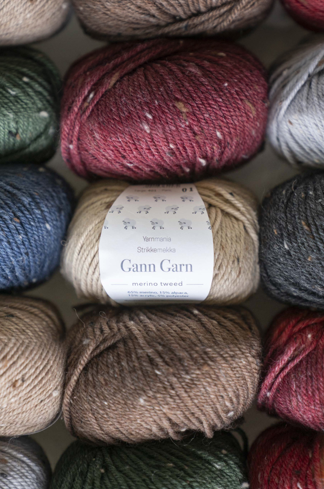 Strikkemekka.no - Gann Garn - Merino Tweed