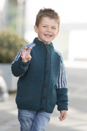 Strikkemekka.no - oliver jakke reflex barn